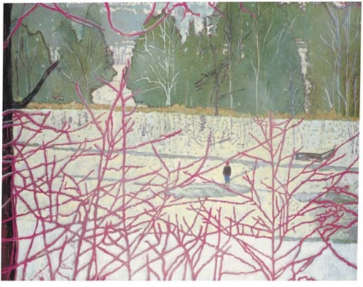 Peter Doig | Orange Forest (1999) | MutualArt