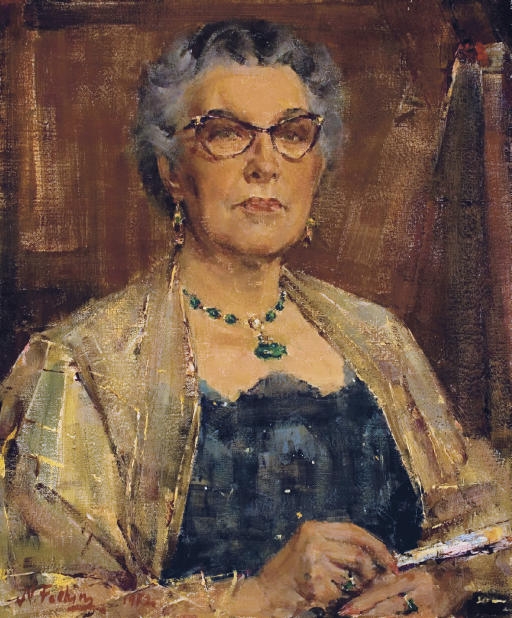 Nicolai Fechin | Portrait of Mrs. Dean Cornwell, 1925 | MutualArt