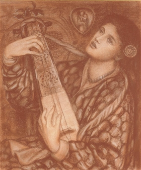 Dante Gabriel Rossetti | LADY LILITH (1867) | MutualArt