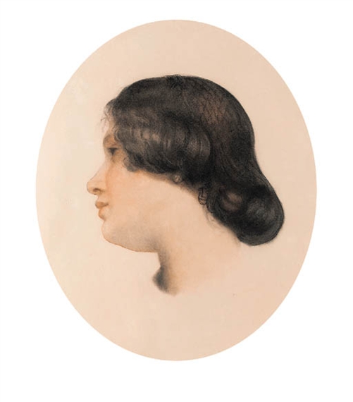 George Frederick Watts | Portrait of Mrs Thoby Prinsep, née Pattle ...