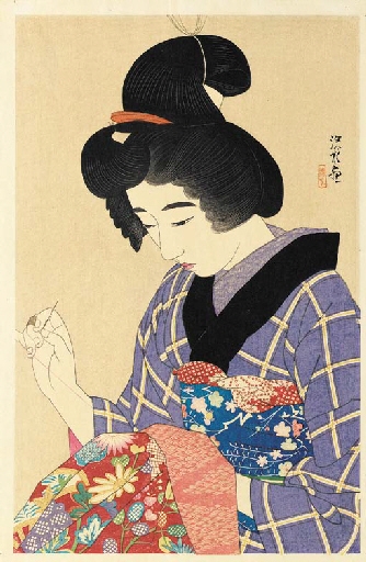 Shinsui Ito | Haru chikaki omoi (Reverie of approaching spring), from ...