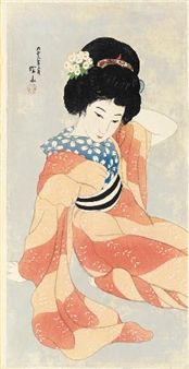 Shinsui Ito | Haru chikaki omoi (Reverie of approaching spring), from ...