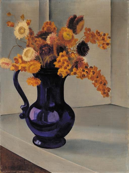 George Copeland Ault | Straw Flowers and Bittersweet | MutualArt