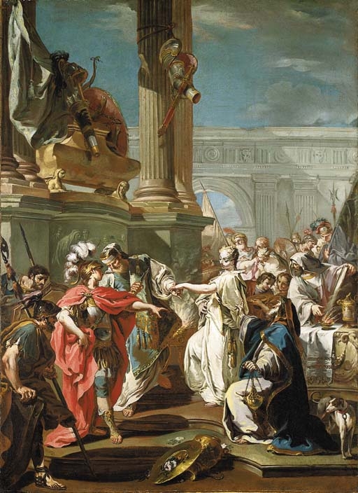 Giovanni Battista Pittoni, the Younger | The Sacrifice of Polyxena ...