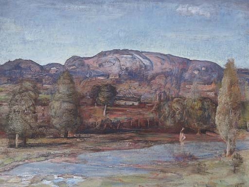 Lloyd Rees | Western Landscape | MutualArt