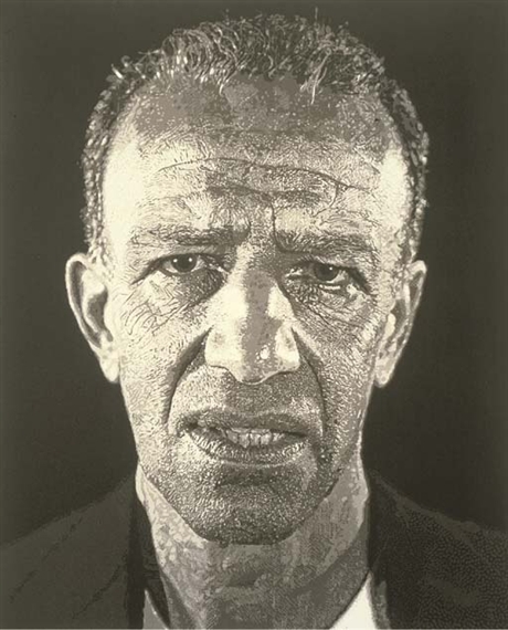 Chuck Close | Alex/Reduction Print (1993) | MutualArt
