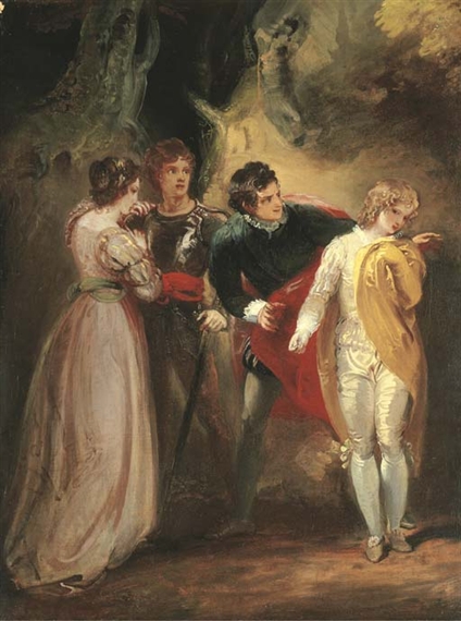Thomas Stothard | Sylvia and the Outlaws: a Scene from Shakespeare's ...