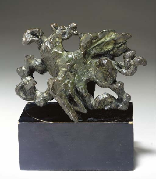 Jacques Lipchitz | Prometheus Strangling the Vulture (1943) | MutualArt