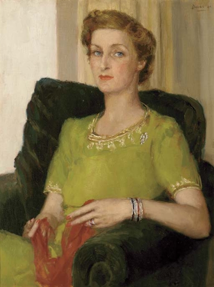 Anthony Devas | Portrait of a Lady (1940) | MutualArt