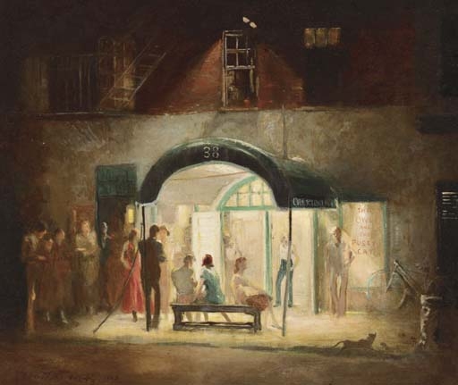 Everett Shinn | Cherry Lane Theater (1948) | MutualArt