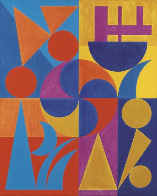 Auguste Herbin | Homme (1944) | MutualArt