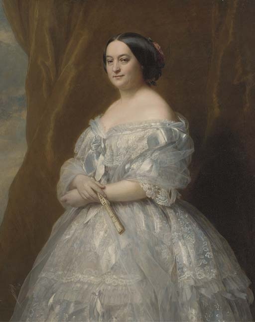 Hermann Winterhalter | Portrait de Marie ESCHASSÉRIAUX ; Portrait de ...