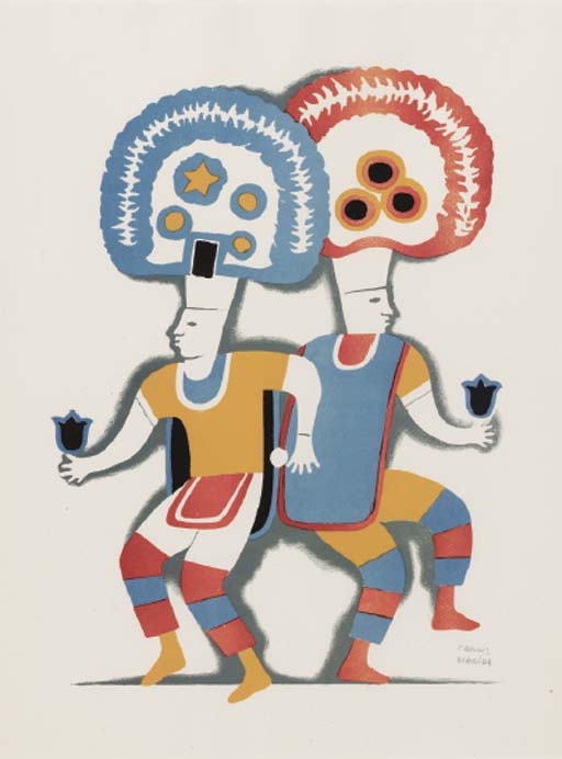 Carlos Mérida | Dances of Mexico, New York, F.A.R. Publishers, Ltd ...