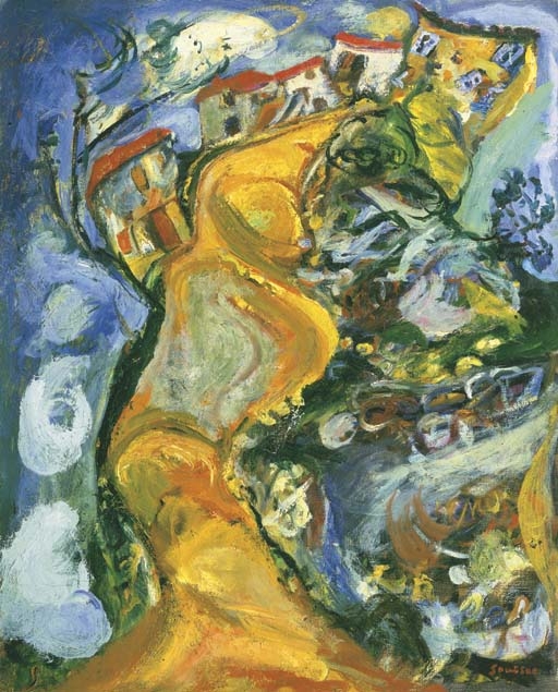 Chaim Soutine | Le grand chapeau (1923 - 1924) | MutualArt