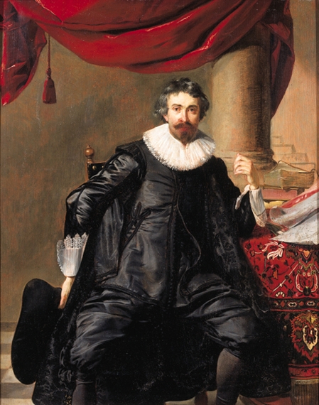 Thomas de Keyser | Portrait of a gentleman, in his forties, seated ...