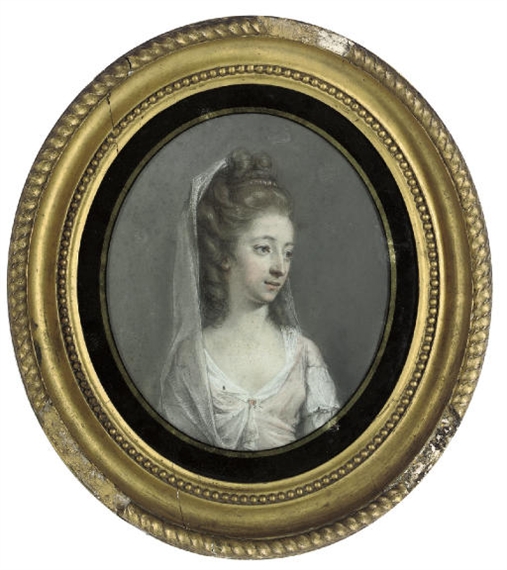 Hugh Douglas Hamilton | Portrait of Elizabeth, Countess of Arran ...