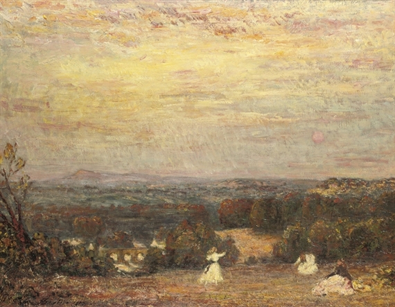 Philip Wilson Steer | Children playing in a park, Ludlow (1909) | MutualArt
