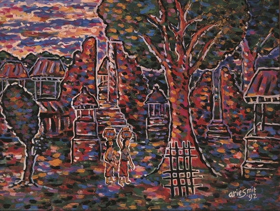 Arie Smit | Bali villages (1992) | MutualArt