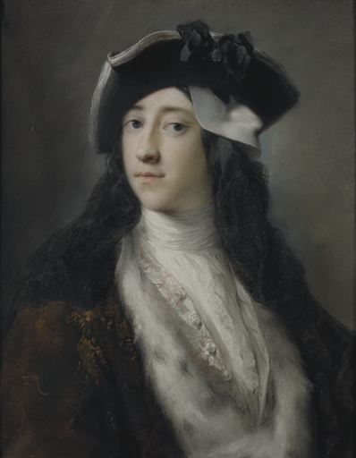 Rosalba Carriera | Portrait of Gustavus Hamilton (1710-1746), 2nd Viscount Boyne, long bust ...