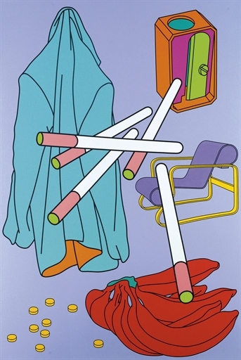 Michael Craig-Martin | UNTITLED (SKELETON) (2000) | MutualArt