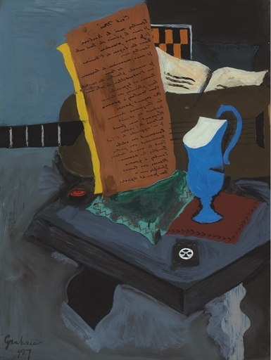 John D. Graham | Still Life with Guitar (1928) | MutualArt