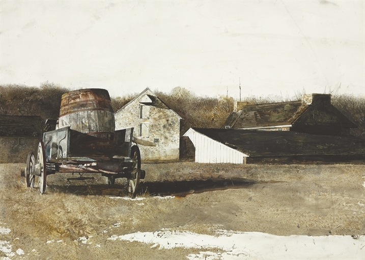Andrew Wyeth | Cat Spruce (1954) | MutualArt