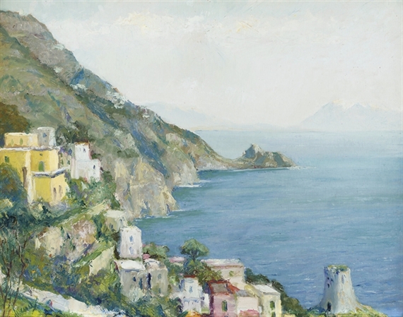 Edward Cucuel | The Gulf of Salerno, Amalfi | MutualArt
