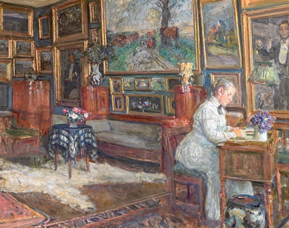 Viggo Johansen | Interiør fra Charlottenborg. Interior from ...
