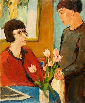 Max Kaus | Selbstbildnis (1924) | MutualArt