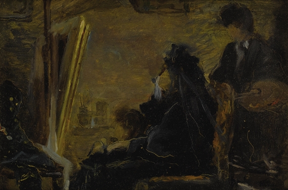 Teofilo Patini | The Artist's Studio | MutualArt