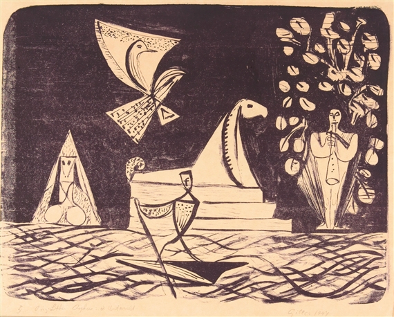 Werner Gilles | Orpheus in der Unterwelt (1947) | MutualArt