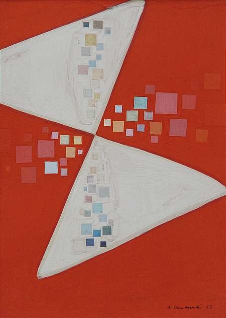 Anton Stankowski | Composition with lines and squares, 1984. (1906 ...