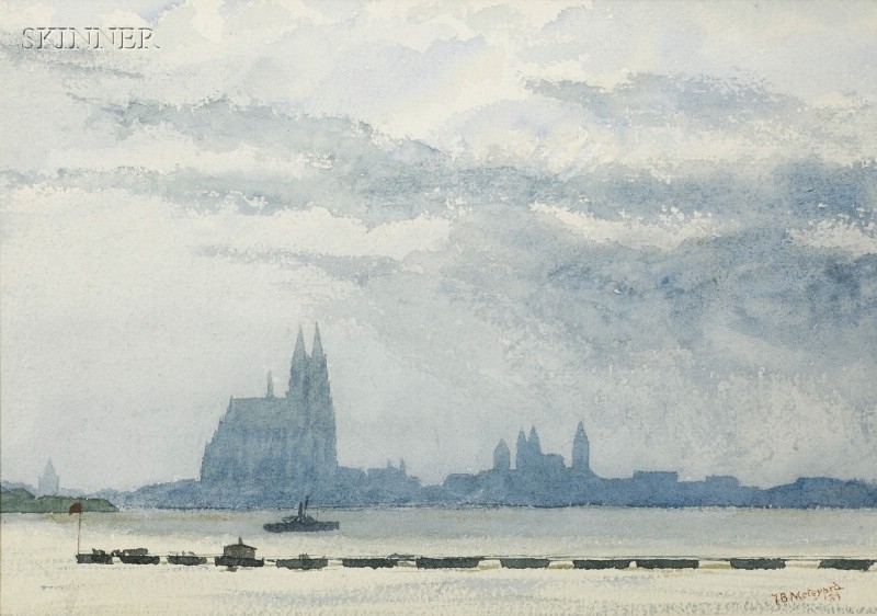 Thomas Buford Meteyard | A View at Twilight (1889) | MutualArt