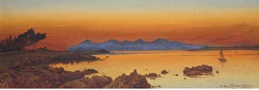 Andrew Maccallum | The Estrelles from Lac d'Antibes (1875 - 1876 ...