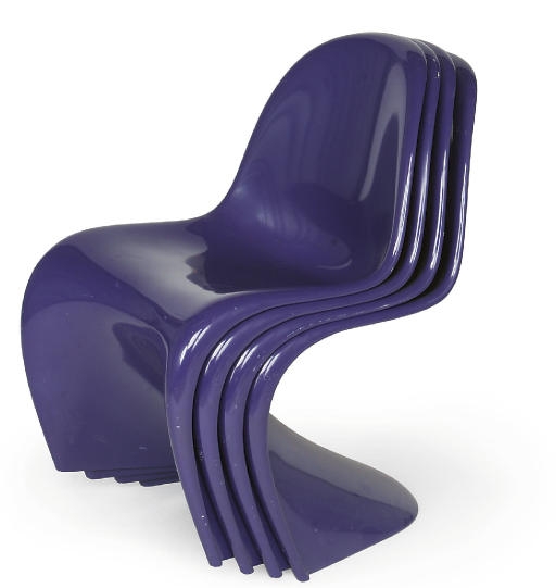 Verner Panton | SET OF FOUR STACKING CHAIRS | MutualArt