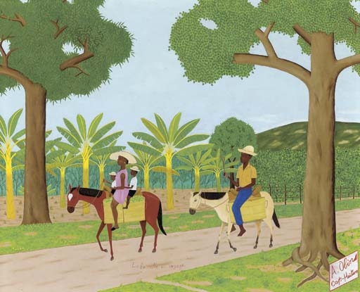 Antoine Obin | La famille en voyage | MutualArt