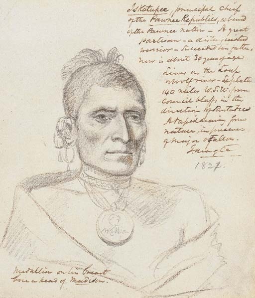 John Neagle | Iskatupee, Pawnee Chief (1827) | MutualArt