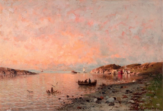 Eilert Adelsteen Normann | Aftenstemning nordpå | MutualArt