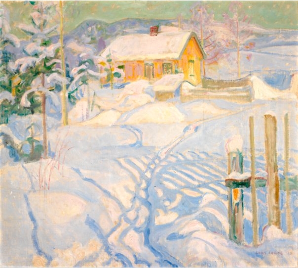Lars Jorde | Vinterlandskap (1912) | MutualArt