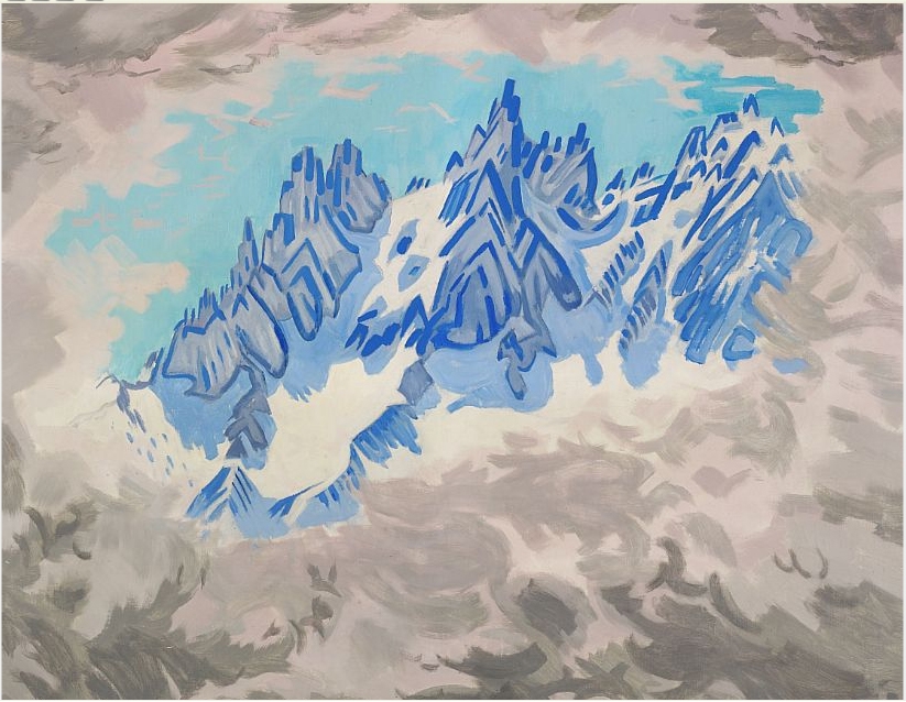 Jens Ferdinand Willumsen | Mountains, Chamonix (1938) | MutualArt