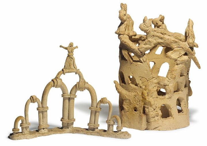 Richard Winther | Architectural figure with animals; Portalfigure (2001 ...