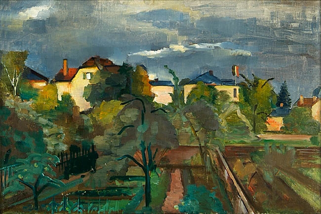 Paul Wilhelm | Im Garten des Künstlers (1925) | MutualArt