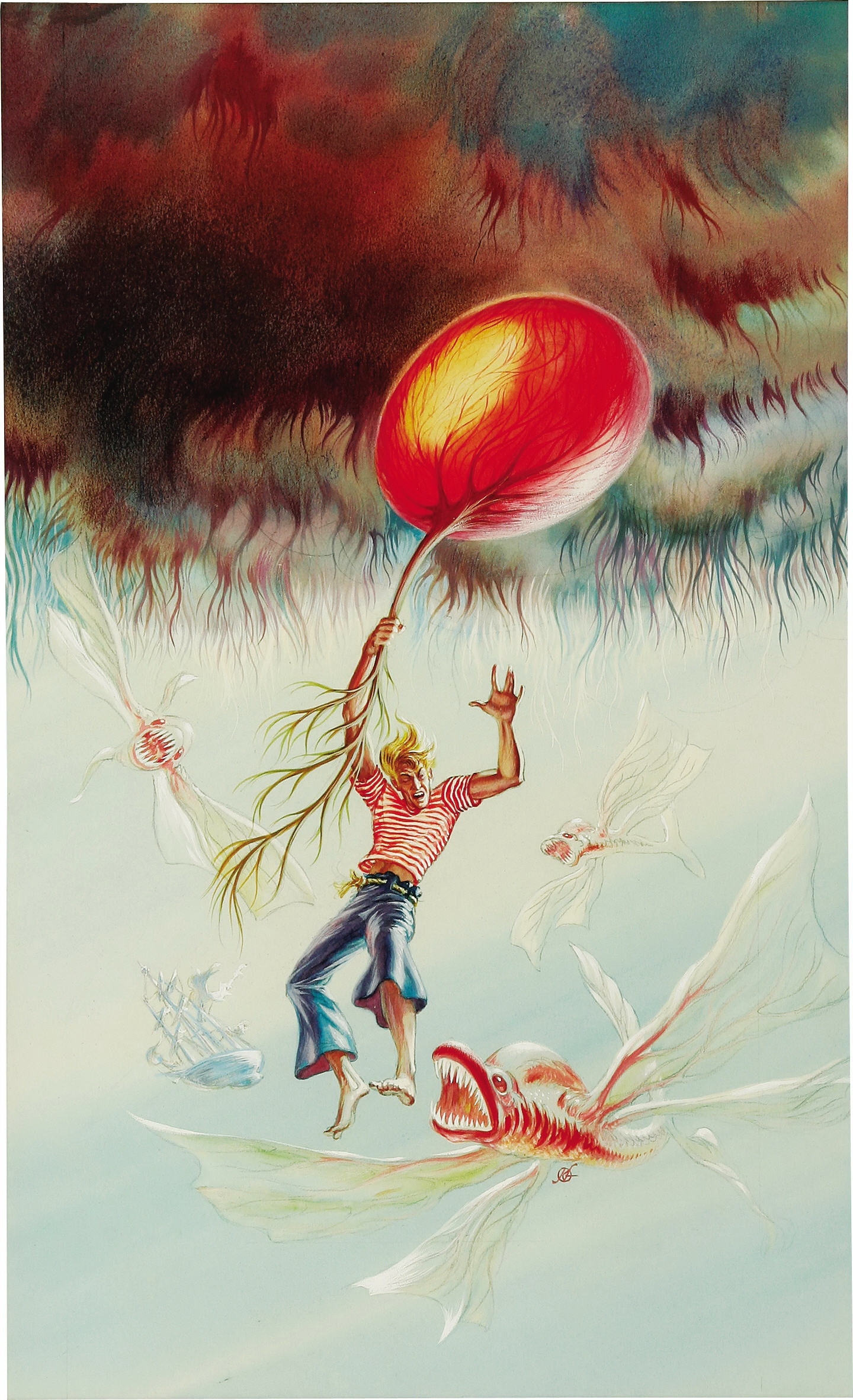 Frank Kelly Freas | The Wind Whales of Ishmael, original paperback book ...