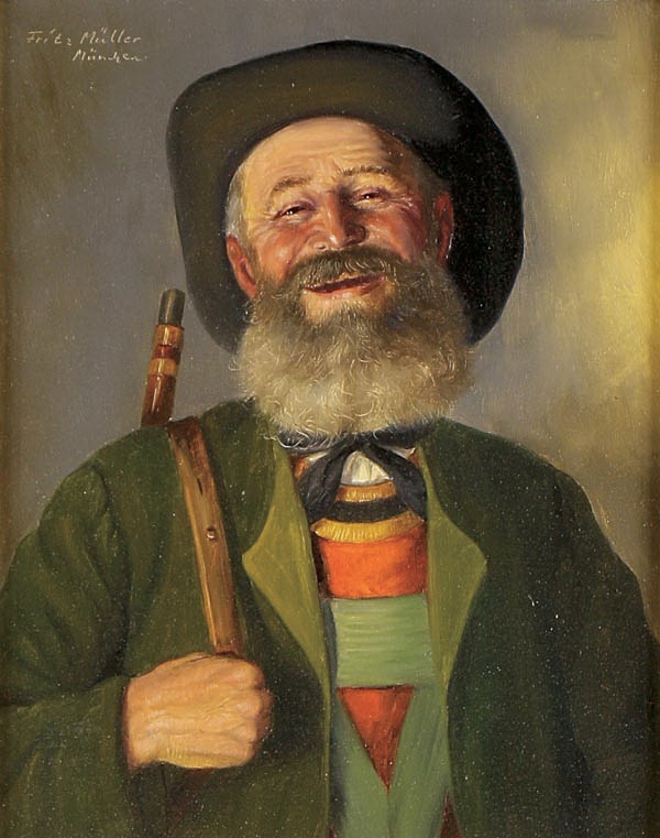 Fritz Müller | The Happy Hunter | MutualArt