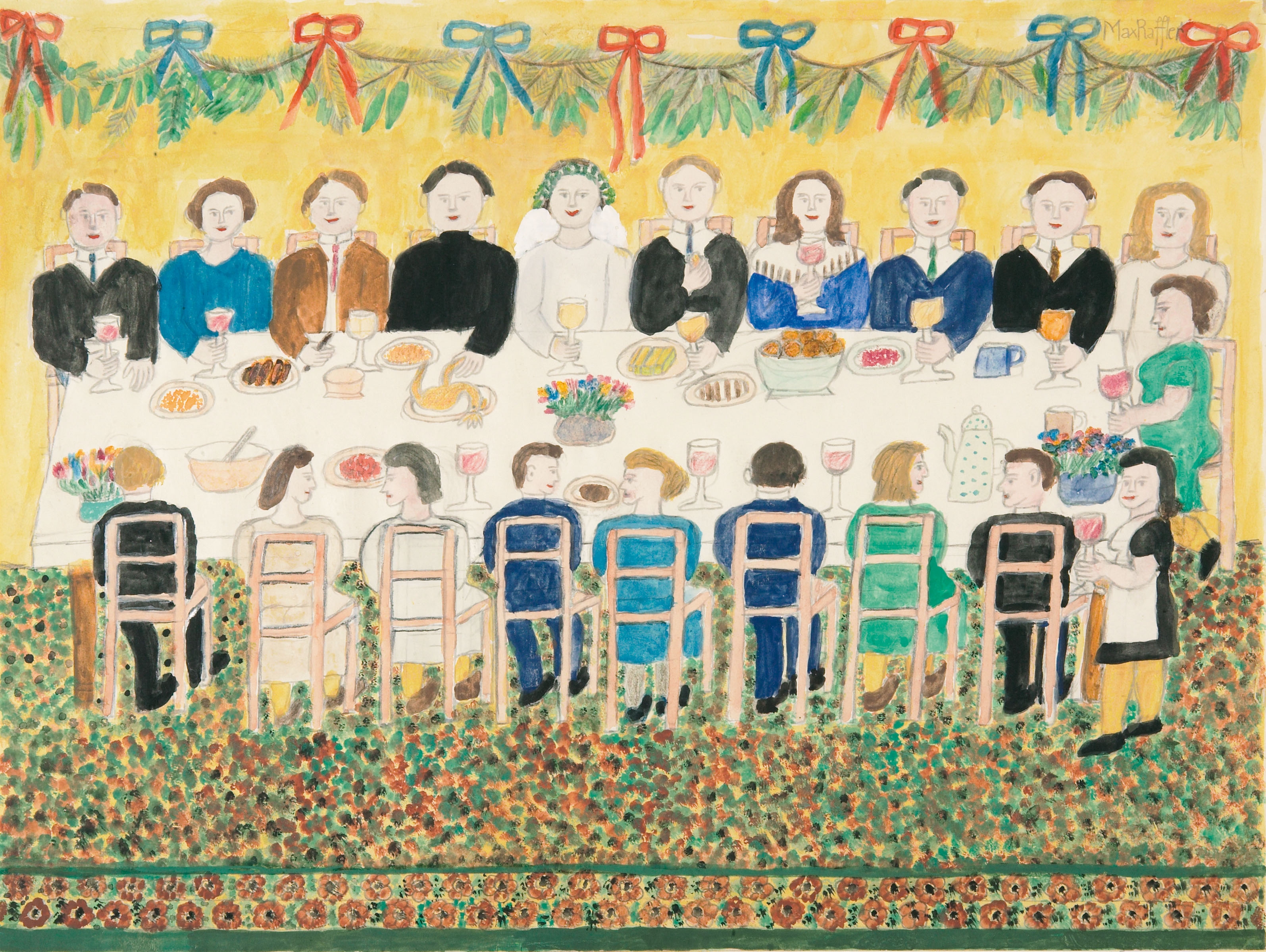 Max Raffler | Das Hochzeitsmahl (1970) | MutualArt