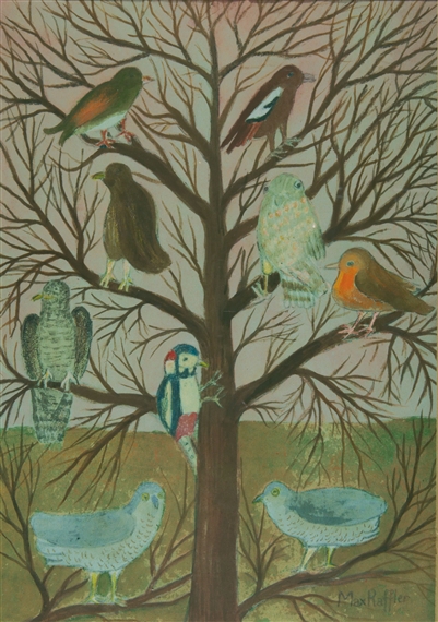 Max Raffler | Der Vogelbaum. | MutualArt