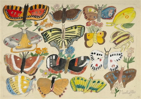 Max Raffler | Schmetterlinge | MutualArt