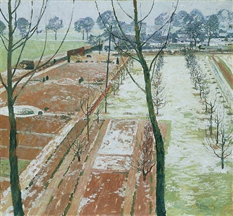 Clarenbach Max | Stille Winternacht | MutualArt