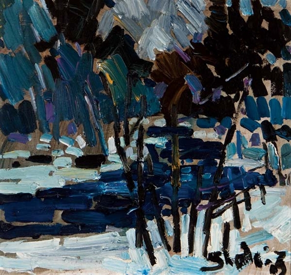 Arthur Shilling | WINTER LANDSCAPE | MutualArt
