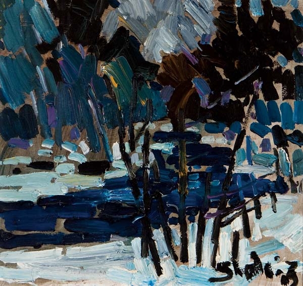 Arthur Shilling | WINTER LANDSCAPE | MutualArt